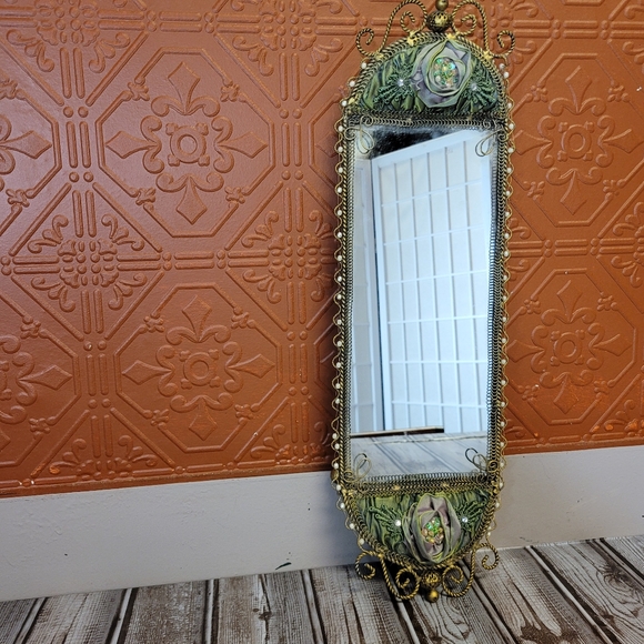 unbranded | Accents | Mcm Victorian Style Vanity Mirror Ornate Material ...